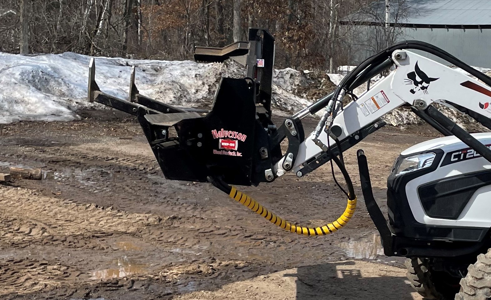 Drive efficiency with the HWP-120 adjustable Fire Wood Processor