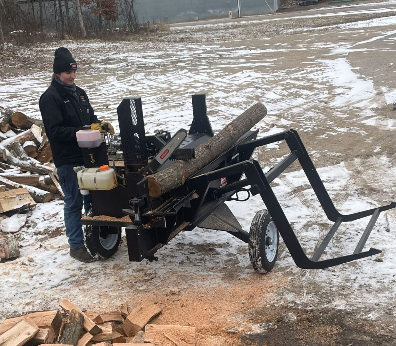 Explore the HWP-100TR Honda Wood Processor's Capabilities