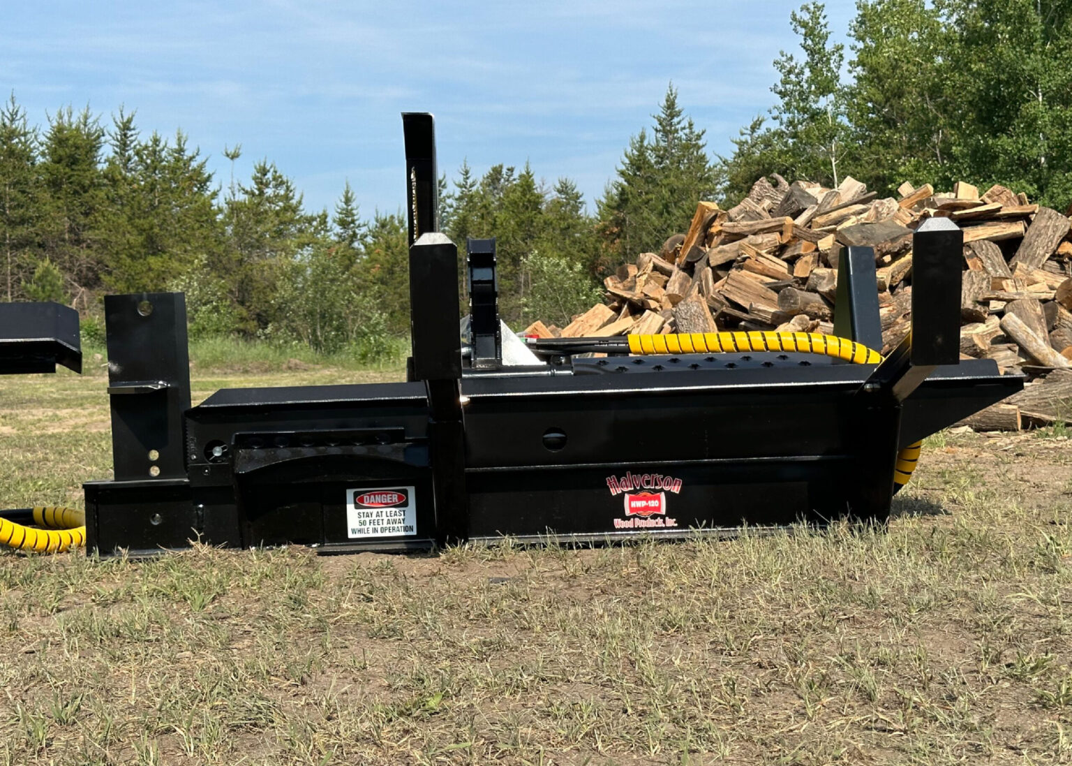 Drive efficiency with the HWP-120 adjustable Fire Wood Processor